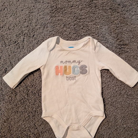 Bon Bebe | One Pieces | Bon Bebe Cream Bodysuit With Pastel Rainbow ...